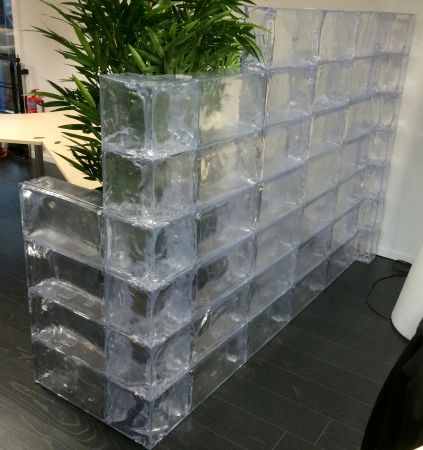 Location kit mur de glace artificiel geo brick